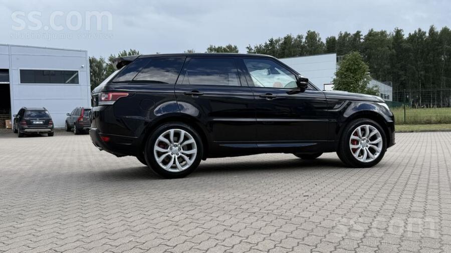 Black Land Rover Range Rover Sport 2015 in Riga, with an engine capacity of 3.00 L and mileage of 228 thousand km for 19850 €, photo 3 on AUTOMOTO.COM.LV