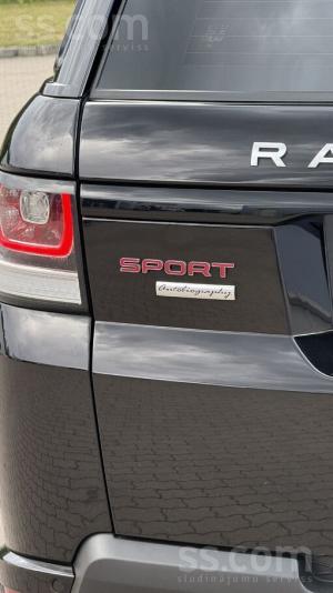 Black Land Rover Range Rover Sport 2015 in Riga, with an engine capacity of 3.00 L and mileage of 228 thousand km for 19850 €, photo 5 on AUTOMOTO.COM.LV