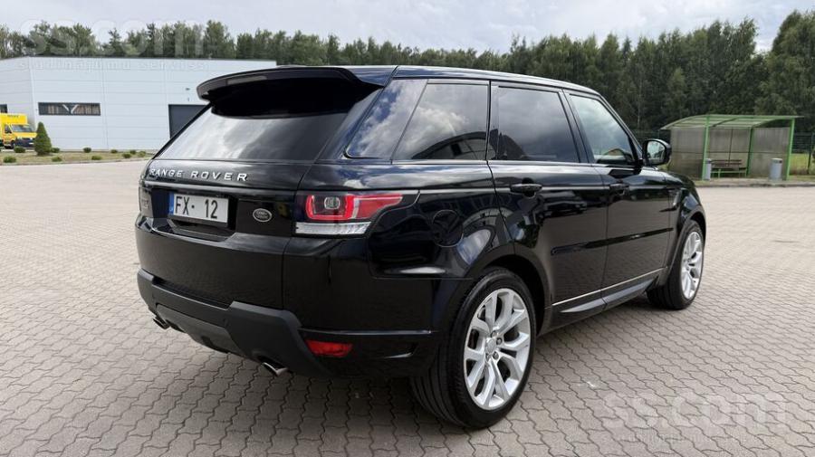 Black Land Rover Range Rover Sport 2015 in Riga, with an engine capacity of 3.00 L and mileage of 228 thousand km for 19850 €, photo 6 on AUTOMOTO.COM.LV