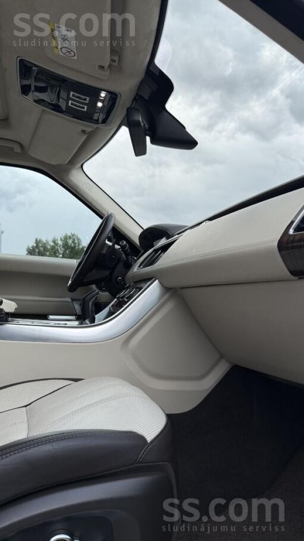 Melns Land Rover Range Rover Sport 2015 Rīga, ar dzinēja tilpumu 3.00 L un nobraukumu 228 tūkst. km par 19850 €, foto 8 vietnē AUTOMOTO.COM.LV