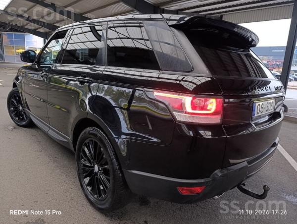 Black Land Rover Range Rover Sport 2015 in Riga, with an engine capacity of 3.00 L and mileage of 213 thousand km for 14590 €, photo 9 on AUTOMOTO.COM.LV