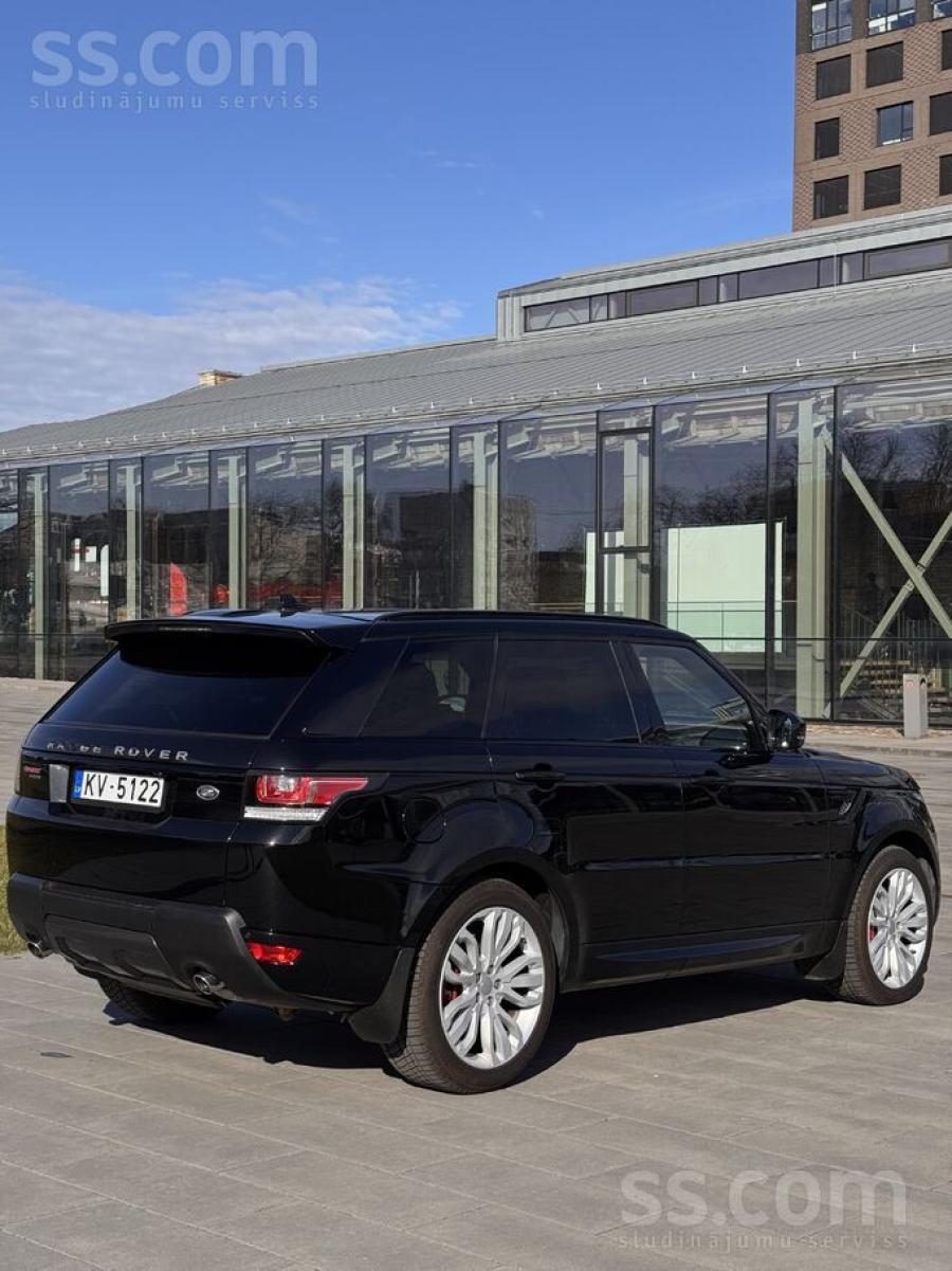 Melns Land Rover Range Rover Sport 2016 Ogre, ar dzinēja tilpumu 3.00 L un nobraukumu 147 tūkst. km par 19500 €, foto 6 vietnē AUTOMOTO.COM.LV