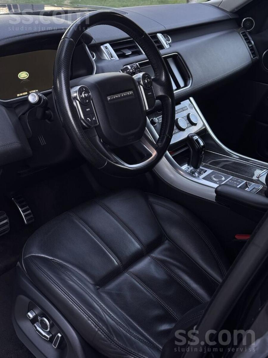 Melns Land Rover Range Rover Sport 2016 Rīga, ar dzinēja tilpumu 3.00 L un nobraukumu 147 tūkst. km par 22700 €, foto 15 vietnē AUTOMOTO.COM.LV