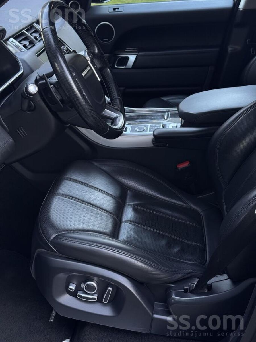 Melns Land Rover Range Rover Sport 2016 Rīga, ar dzinēja tilpumu 3.00 L un nobraukumu 147 tūkst. km par 22700 €, foto 17 vietnē AUTOMOTO.COM.LV