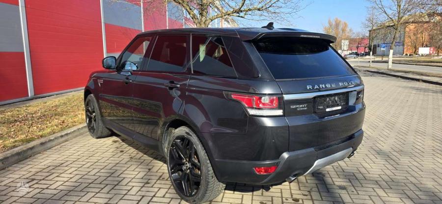 Melns Land Rover Range Rover Sport 2016 Šauļi, ar dzinēja tilpumu 2.99 L un nobraukumu 208 tūkst. km par 13800 €, foto 7 vietnē AUTOMOTO.COM.LV