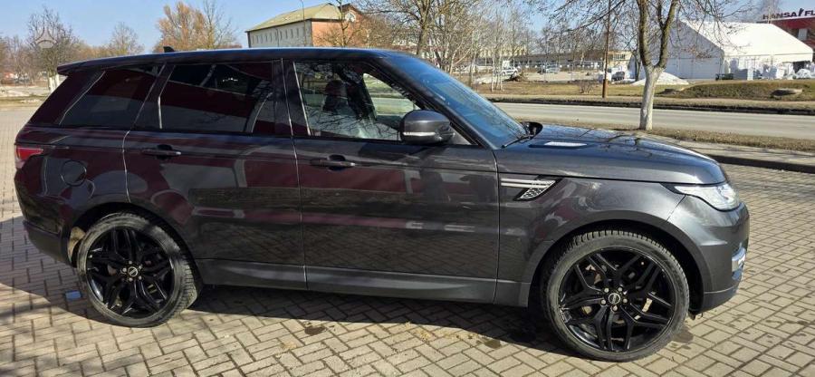 Melns Land Rover Range Rover Sport 2016 Šauļi, ar dzinēja tilpumu 2.99 L un nobraukumu 208 tūkst. km par 13800 €, foto 8 vietnē AUTOMOTO.COM.LV