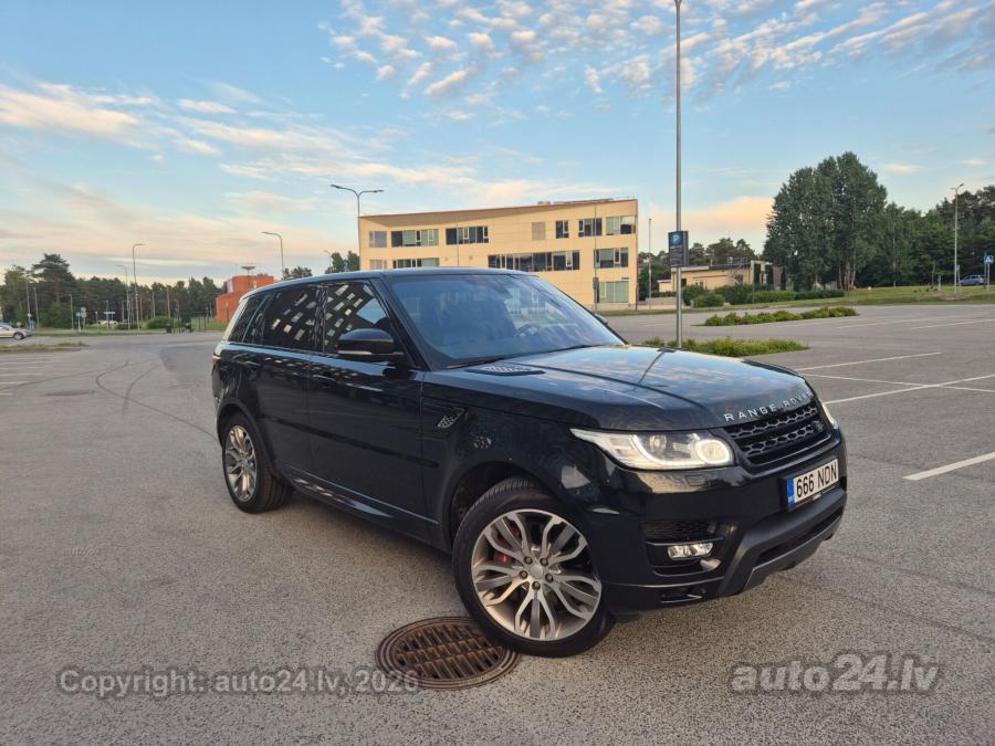 Melns Land Rover Range Rover Sport 2016 Tallina, ar dzinēja tilpumu 4.40 L un nobraukumu 122 tūkst. km par 23800 €, foto 1 vietnē AUTOMOTO.COM.LV