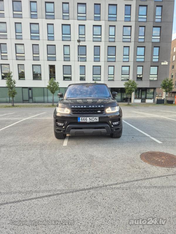 Black Land Rover Range Rover Sport 2016 in Tallinn, with an engine capacity of 4.40 L and mileage of 122 thousand km for 23800 €, photo 3 on AUTOMOTO.COM.LV