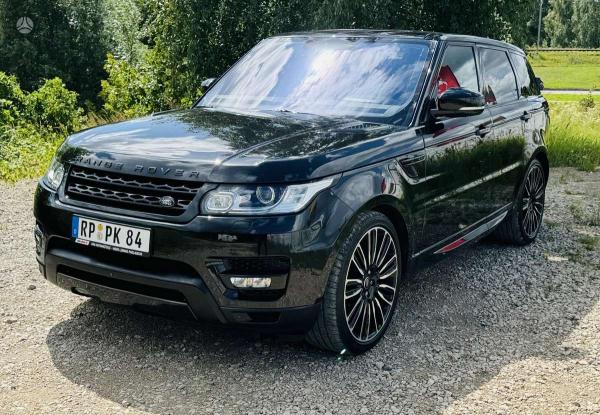 Black Land Rover Range Rover Sport 2016 in Siauliai, with an engine capacity of 4.40 L and mileage of 165 thousand km for 18500 €, photo 2 on AUTOMOTO.COM.LV