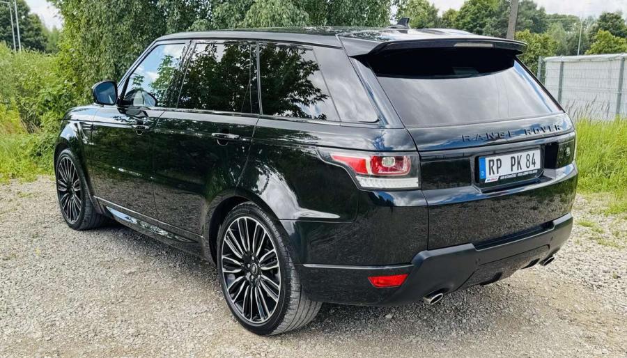 Melns Land Rover Range Rover Sport 2016 Šauļi, ar dzinēja tilpumu 4.40 L un nobraukumu 165 tūkst. km par 18500 €, foto 13 vietnē AUTOMOTO.COM.LV