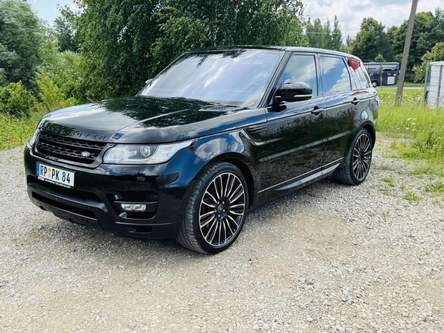 Melns Land Rover Range Rover Sport 2016 Šauļi, ar dzinēja tilpumu 4.40 L un nobraukumu 165 tūkst. km par 18500 €, foto 18 vietnē AUTOMOTO.COM.LV