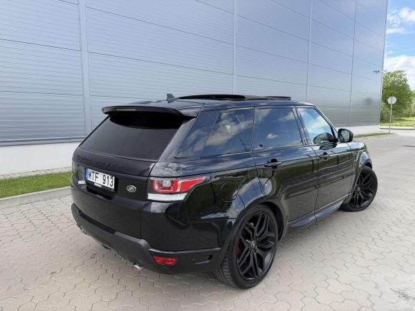 Melns Land Rover Range Rover Sport 2016 Kauņa, ar dzinēja tilpumu 4.40 L un nobraukumu 203 tūkst. km par 17900 €, foto 1 vietnē AUTOMOTO.COM.LV