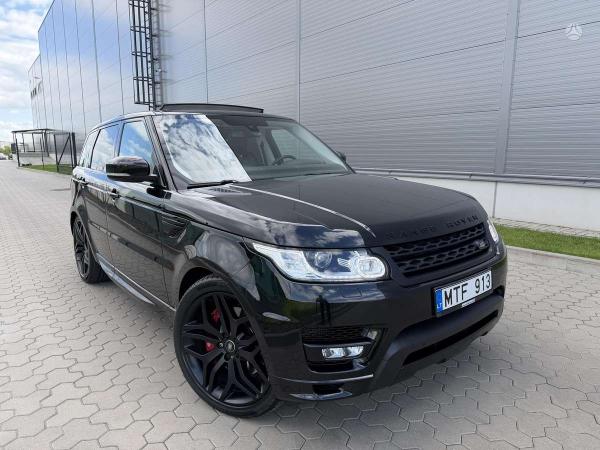 Melns Land Rover Range Rover Sport 2016 Kauņa, ar dzinēja tilpumu 4.40 L un nobraukumu 203 tūkst. km par 17900 €, foto 3 vietnē AUTOMOTO.COM.LV