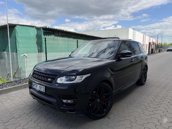 Melns Land Rover Range Rover Sport 2016 Kauņa, ar dzinēja tilpumu 4.40 L un nobraukumu 203 tūkst. km par 17900 €, foto 5 vietnē AUTOMOTO.COM.LV