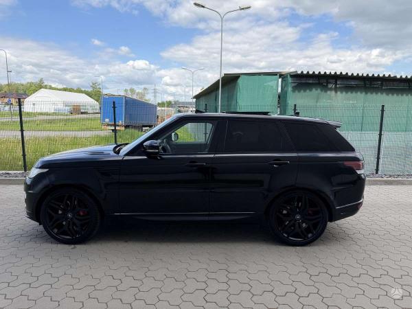 Melns Land Rover Range Rover Sport 2016 Kauņa, ar dzinēja tilpumu 4.40 L un nobraukumu 203 tūkst. km par 17900 €, foto 6 vietnē AUTOMOTO.COM.LV