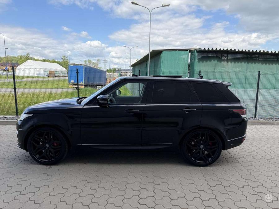 Melns Land Rover Range Rover Sport 2016 Kauņa, ar dzinēja tilpumu 4.40 L un nobraukumu 203 tūkst. km par 17900 €, foto 6 vietnē AUTOMOTO.COM.LV