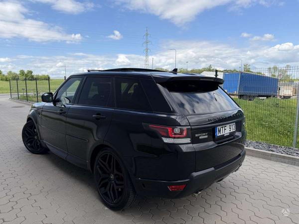 Melns Land Rover Range Rover Sport 2016 Kauņa, ar dzinēja tilpumu 4.40 L un nobraukumu 203 tūkst. km par 17900 €, foto 7 vietnē AUTOMOTO.COM.LV