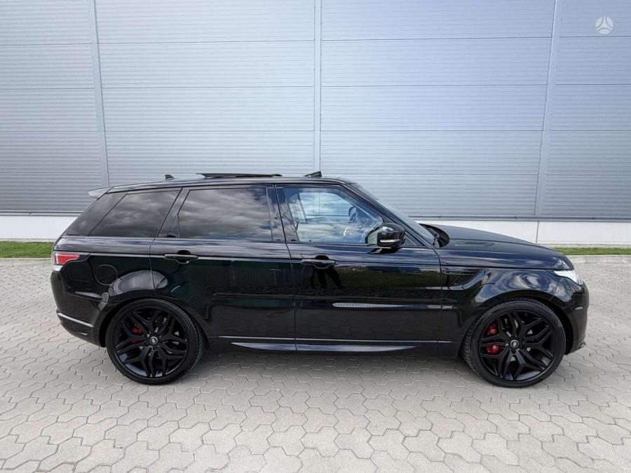 Melns Land Rover Range Rover Sport 2016 Kauņa, ar dzinēja tilpumu 4.40 L un nobraukumu 203 tūkst. km par 17900 €, foto 9 vietnē AUTOMOTO.COM.LV
