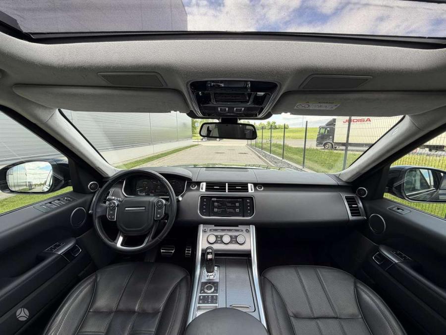Melns Land Rover Range Rover Sport 2016 Kauņa, ar dzinēja tilpumu 4.40 L un nobraukumu 203 tūkst. km par 17900 €, foto 18 vietnē AUTOMOTO.COM.LV