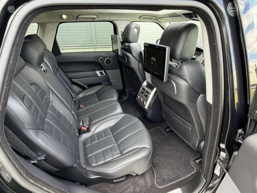 Melns Land Rover Range Rover Sport 2016 Kauņa, ar dzinēja tilpumu 4.40 L un nobraukumu 203 tūkst. km par 17900 €, foto 34 vietnē AUTOMOTO.COM.LV