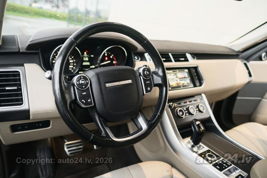 Black Land Rover Range Rover Sport 2016 in Tallinn, with an engine capacity of 3.00 L and mileage of 197 thousand km for 16999 €, photo 22 on AUTOMOTO.COM.LV