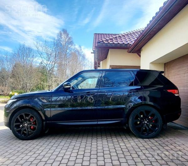 Ленд Ровер Рендж Ровер Спорт 2016 в Лиепая на AUTOMOTO.COM.LV Черный Ленд Ровер Рендж Ровер Спорт 2016 в Лиепая, объемом двигателя 3.00 л и пробегом 223 тыс. км за 17750 €, фото 4 на AUTOMOTO.COM.LV