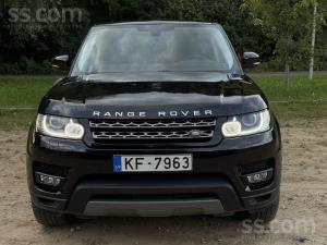 Black Land Rover Range Rover Sport 2016 in Riga, with an engine capacity of 3.00 L and mileage of 0 thousand km for 15900 €, photo 3 on AUTOMOTO.COM.LV