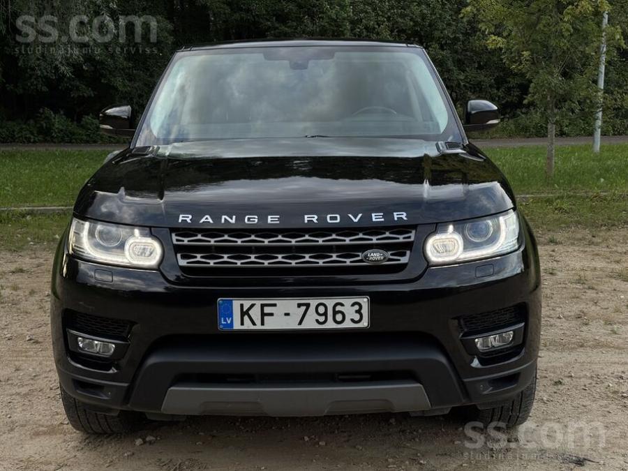 Black Land Rover Range Rover Sport 2016 in Riga, with an engine capacity of 3.00 L and mileage of 0 thousand km for 15900 €, photo 3 on AUTOMOTO.COM.LV