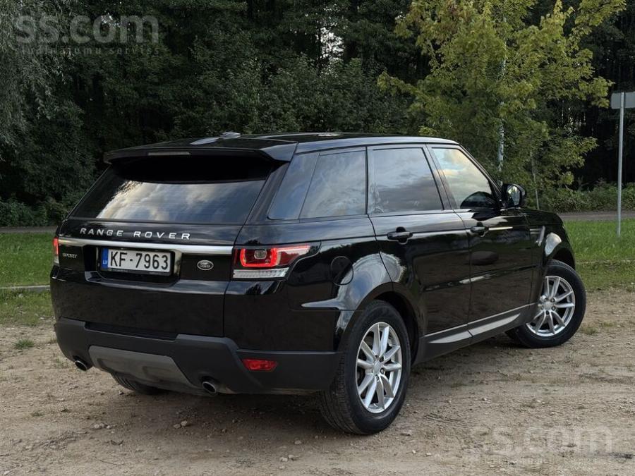 Black Land Rover Range Rover Sport 2016 in Riga, with an engine capacity of 3.00 L and mileage of 0 thousand km for 15900 €, photo 7 on AUTOMOTO.COM.LV