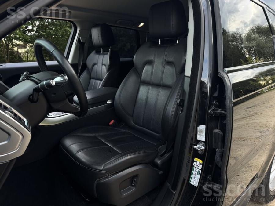 Black Land Rover Range Rover Sport 2016 in Riga, with an engine capacity of 3.00 L and mileage of 0 thousand km for 15900 €, photo 9 on AUTOMOTO.COM.LV