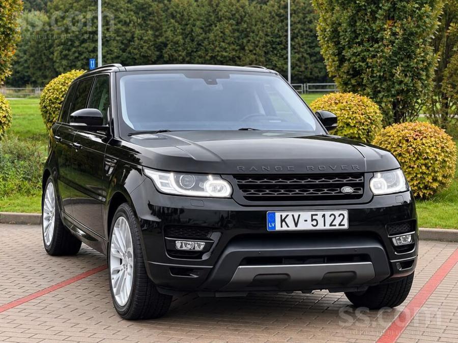 Black Land Rover Range Rover Sport 2016 in Riga, with an engine capacity of 3.00 L and mileage of 148 thousand km for 16750 €, photo 1 on AUTOMOTO.COM.LV