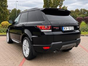 Black Land Rover Range Rover Sport 2016 in Riga, with an engine capacity of 3.00 L and mileage of 148 thousand km for 16750 €, photo 5 on AUTOMOTO.COM.LV