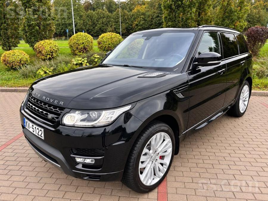 Black Land Rover Range Rover Sport 2016 in Riga, with an engine capacity of 3.00 L and mileage of 148 thousand km for 16750 €, photo 7 on AUTOMOTO.COM.LV