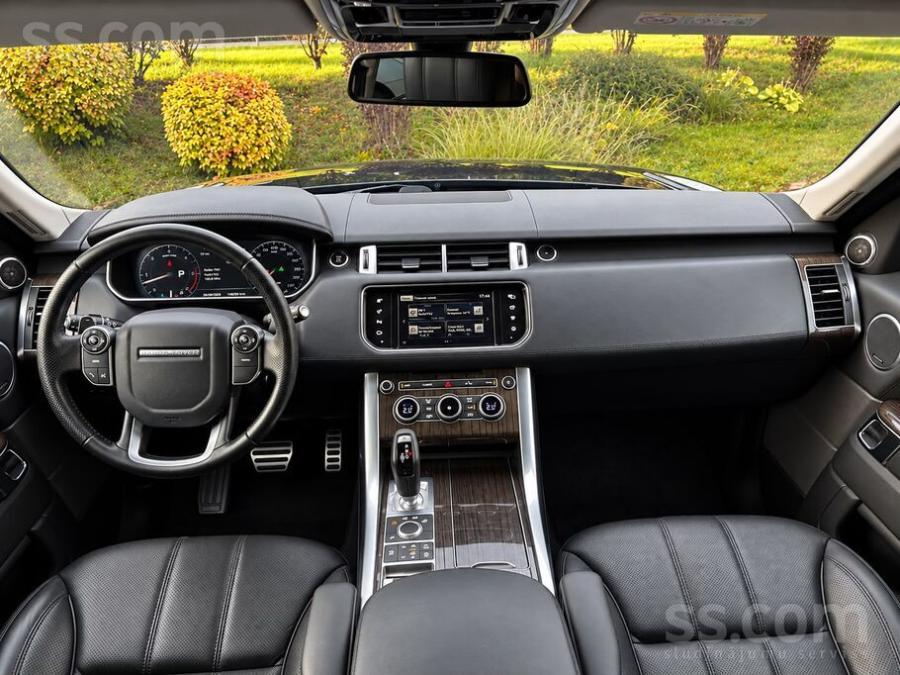 Black Land Rover Range Rover Sport 2016 in Riga, with an engine capacity of 3.00 L and mileage of 148 thousand km for 16750 €, photo 14 on AUTOMOTO.COM.LV