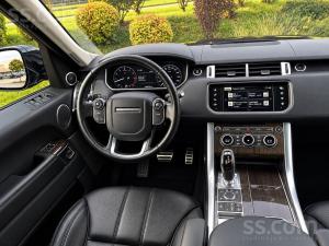 Black Land Rover Range Rover Sport 2016 in Riga, with an engine capacity of 3.00 L and mileage of 148 thousand km for 16750 €, photo 16 on AUTOMOTO.COM.LV