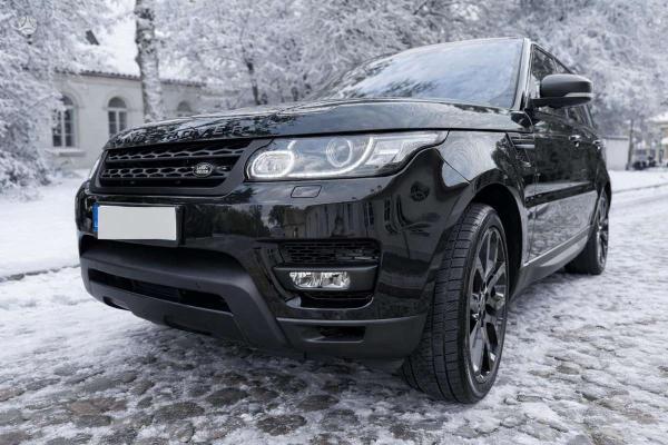 Melns Land Rover Range Rover Sport 2017 Kauņa, ar dzinēja tilpumu 2.99 L un nobraukumu 83 tūkst. km par 26500 €, foto 2 vietnē AUTOMOTO.COM.LV