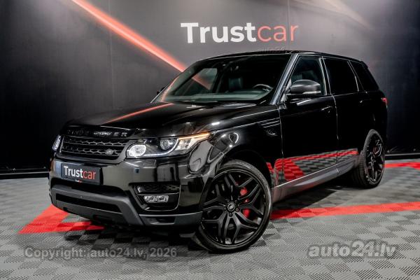 Melns Land Rover Range Rover Sport 2017 Pērnava, ar dzinēja tilpumu 3.00 L un nobraukumu 208 tūkst. km par 23990 €, foto  vietnē AUTOMOTO.COM.LV
