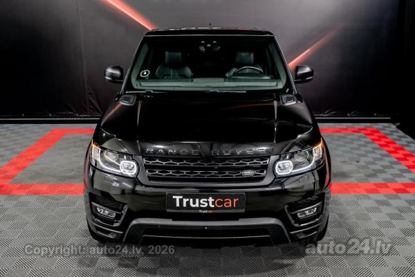 Black Land Rover Range Rover Sport 2017 in Parnu, with an engine capacity of 3.00 L and mileage of 208 thousand km for 23990 €, photo 2 on AUTOMOTO.COM.LV