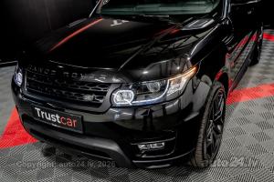 Black Land Rover Range Rover Sport 2017 in Parnu, with an engine capacity of 3.00 L and mileage of 208 thousand km for 23990 €, photo 4 on AUTOMOTO.COM.LV