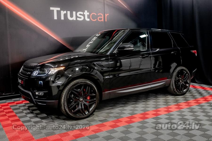 Black Land Rover Range Rover Sport 2017 in Parnu, with an engine capacity of 3.00 L and mileage of 208 thousand km for 23990 €, photo 5 on AUTOMOTO.COM.LV