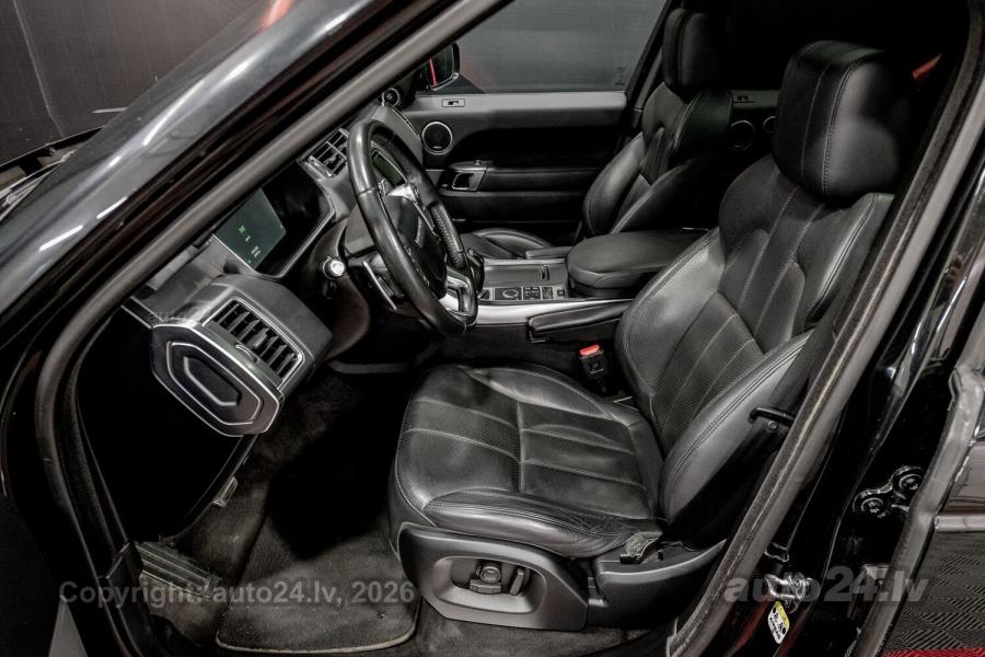 Black Land Rover Range Rover Sport 2017 in Parnu, with an engine capacity of 3.00 L and mileage of 208 thousand km for 23990 €, photo 13 on AUTOMOTO.COM.LV