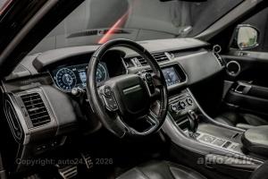 Black Land Rover Range Rover Sport 2017 in Parnu, with an engine capacity of 3.00 L and mileage of 208 thousand km for 23990 €, photo 14 on AUTOMOTO.COM.LV