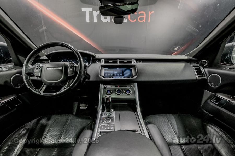 Black Land Rover Range Rover Sport 2017 in Parnu, with an engine capacity of 3.00 L and mileage of 208 thousand km for 23990 €, photo 19 on AUTOMOTO.COM.LV