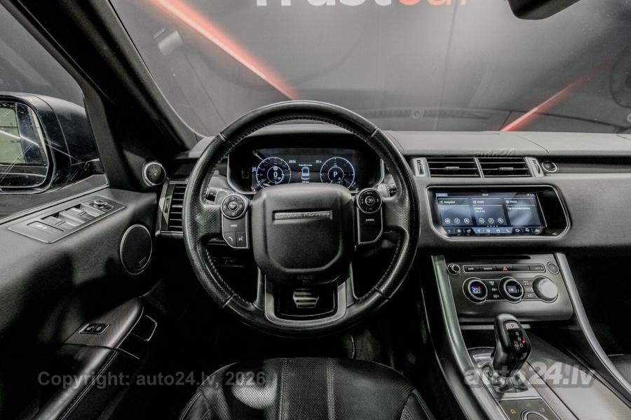 Black Land Rover Range Rover Sport 2017 in Parnu, with an engine capacity of 3.00 L and mileage of 208 thousand km for 23990 €, photo 20 on AUTOMOTO.COM.LV