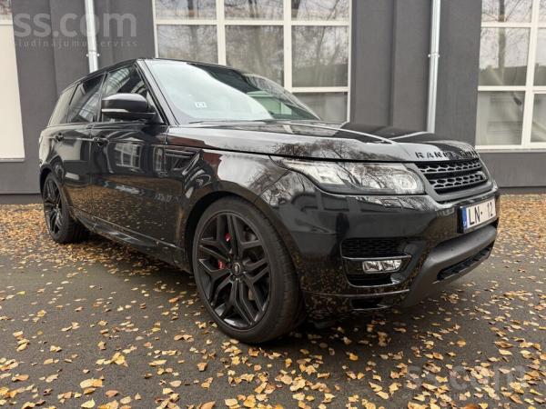 Black Land Rover Range Rover Sport 2017 in Riga, with an engine capacity of 3.00 L and mileage of 0 thousand km for 18500 €, photo 2 on AUTOMOTO.COM.LV