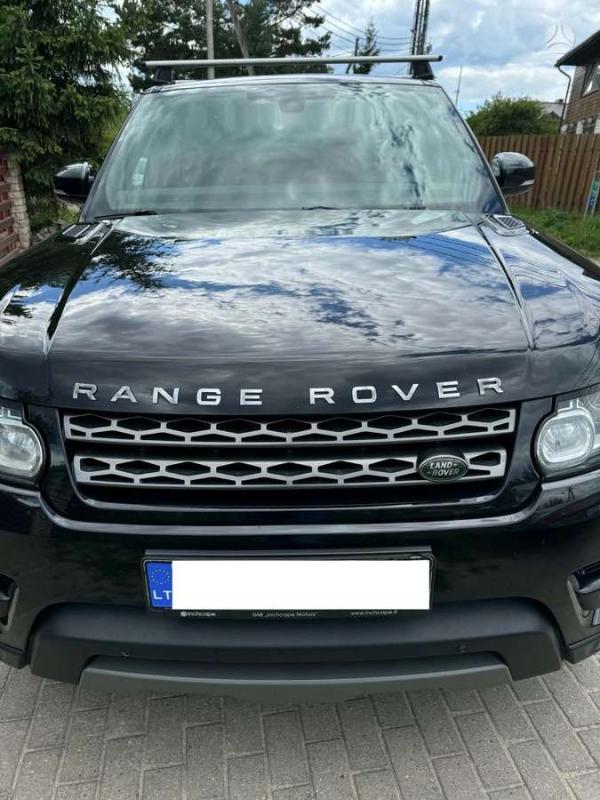 Black Land Rover Range Rover Sport 2017 in Vilnius, with an engine capacity of 2.99 L and mileage of 266 thousand km for 9700 €, photo 4 on AUTOMOTO.COM.LV