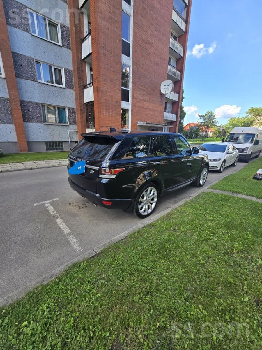 Black Land Rover Range Rover Sport 2017 in Riga, with an engine capacity of 3.00 L and mileage of 167 thousand km for 24000 €, photo 5 on AUTOMOTO.COM.LV