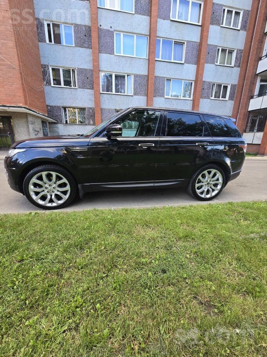 Black Land Rover Range Rover Sport 2017 in Riga, with an engine capacity of 3.00 L and mileage of 165 thousand km for 21000 €, photo 2 on AUTOMOTO.COM.LV