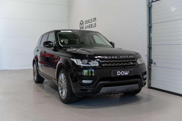 Melns Land Rover Range Rover Sport 2017 Viļņa, ar dzinēja tilpumu 2.99 L un nobraukumu 104 tūkst. km par 22500 €, foto 1 vietnē AUTOMOTO.COM.LV