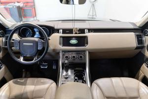 Black Land Rover Range Rover Sport 2017 in Vilnius, with an engine capacity of 2.99 L and mileage of 104 thousand km for 22500 €, photo 16 on AUTOMOTO.COM.LV